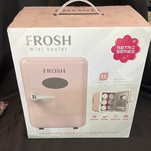 Frosh | Office | Pink Mini Cooler Retro Series Nib | Poshmark